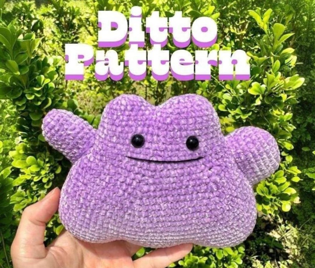 Ditto Amigurumi PATTERN Crochet Digital Download DIY Toy Tutorial Gift ...