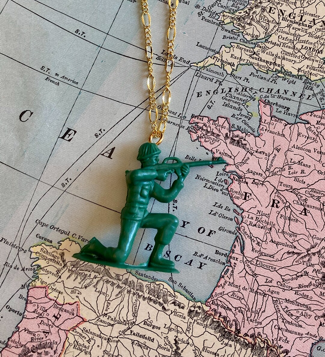 Vintage Army Soldier Sandbox Toy Made in Hong Kong Pendant - Etsy
