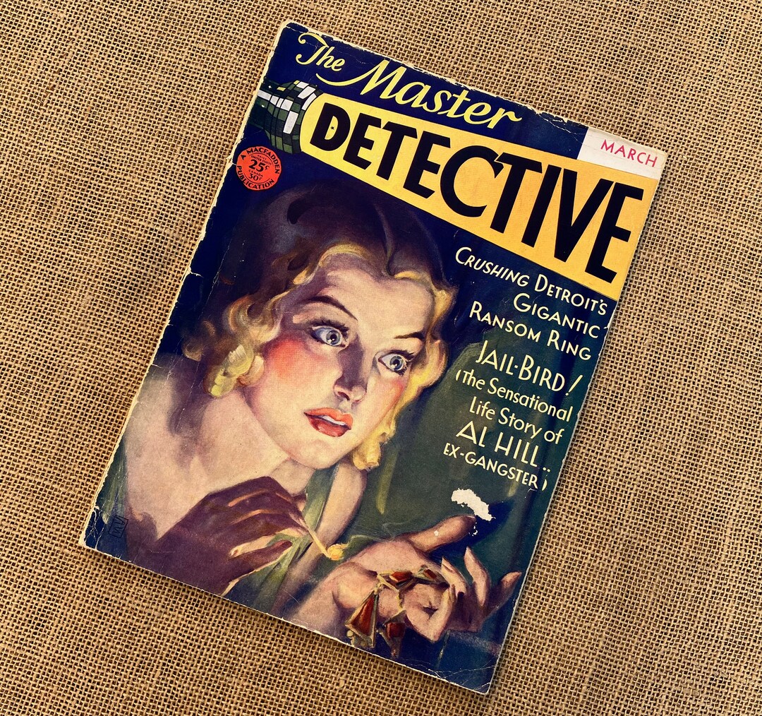 The Master Detective True Crime Pulp Magazine March 1931 as Is - Etsy