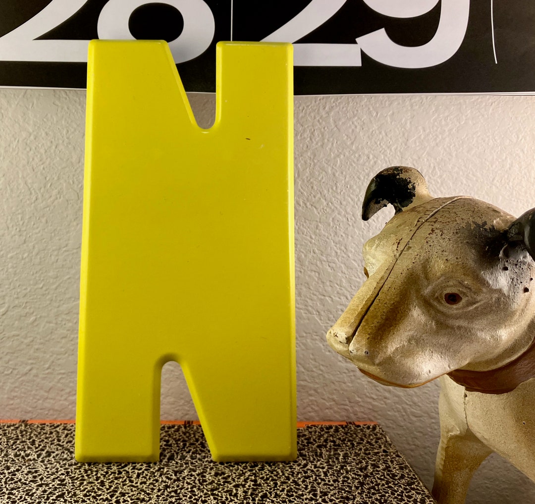 Vintage Marquee Sign Letter N Fun Wall Art Shelf Decor or Gift Idea - Etsy
