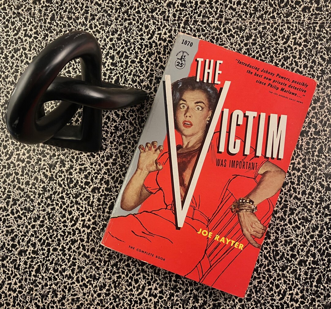 The Victim Was Important Vintage Pulp Fiction Novel 1950's - Etsy