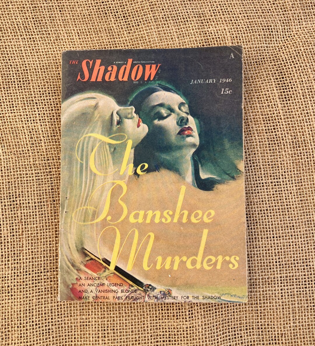 The Shadow Pulp Fiction the Banshee Murders January 1946 All Original ...