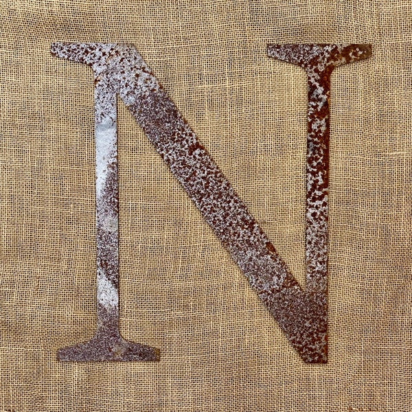 Metal Letter N - Etsy
