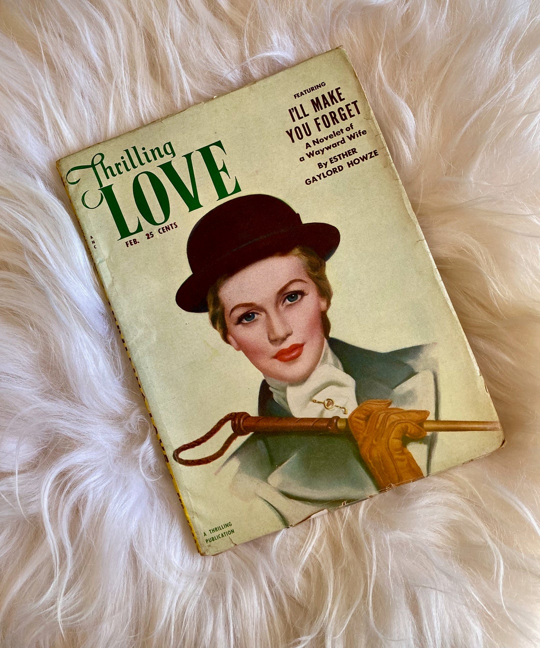 Thrilling Love Vintage Pulp Magazine 1952 Retro Romance Fun Graphics - Etsy