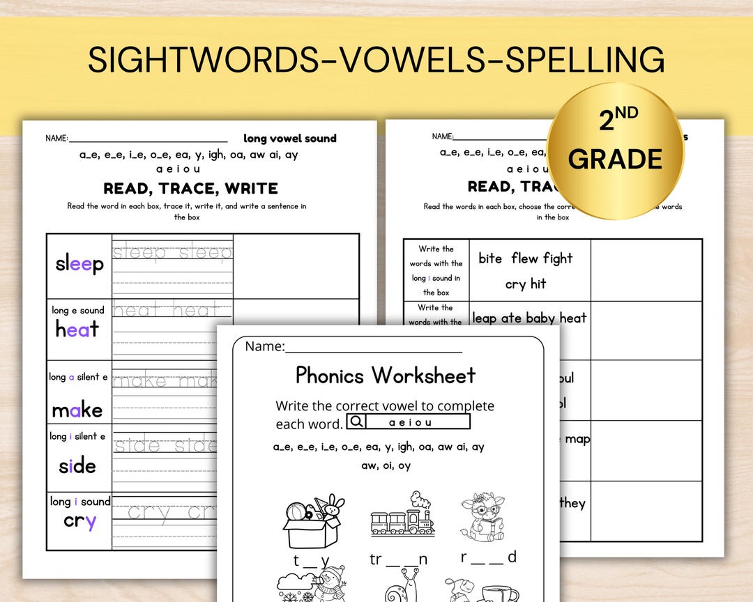 Sight Word 2nd Grade Worksheet and Spelling Handwriting and Tracing ...