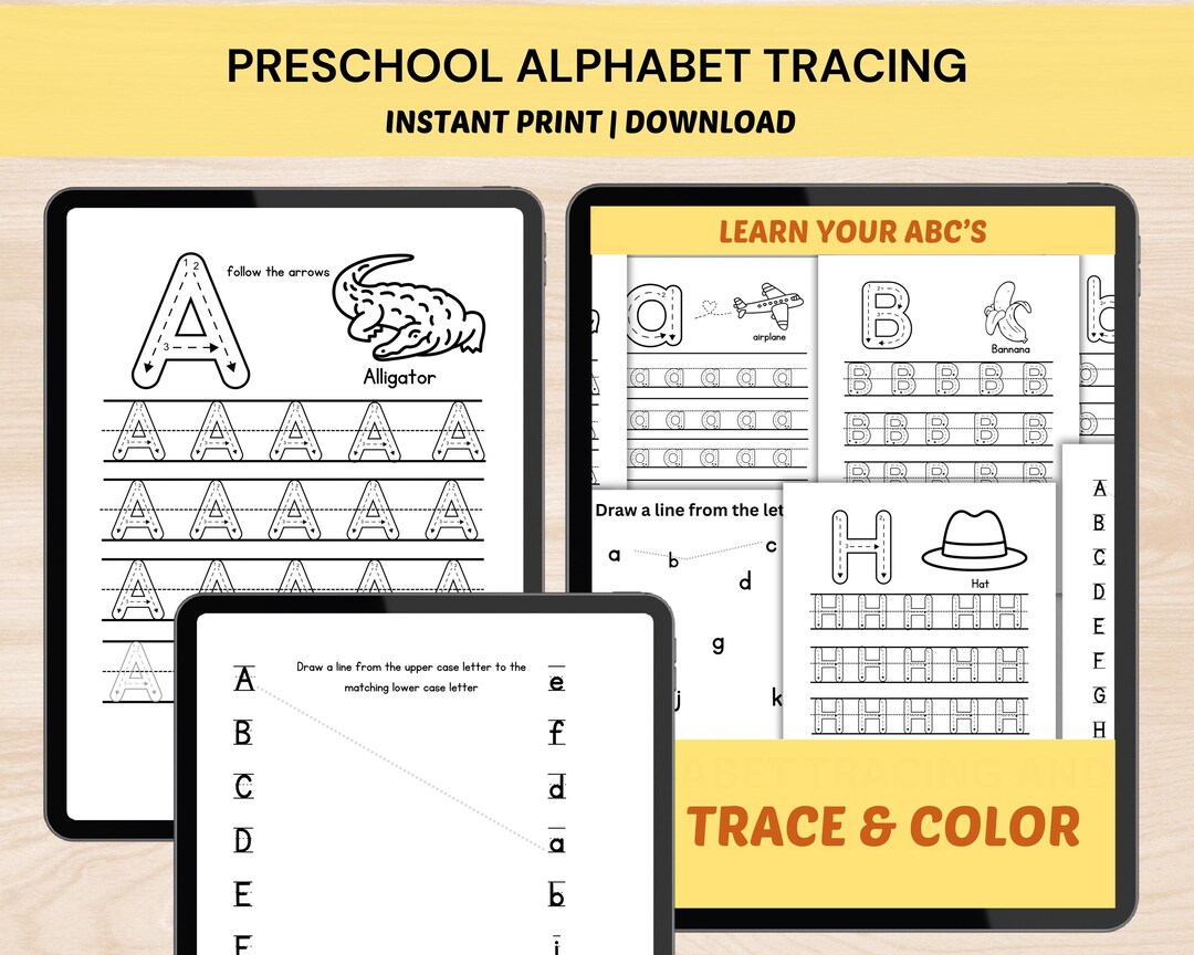 Learning the Alphabets for Pre-k and Kindergarten Alphabet Tracing ...