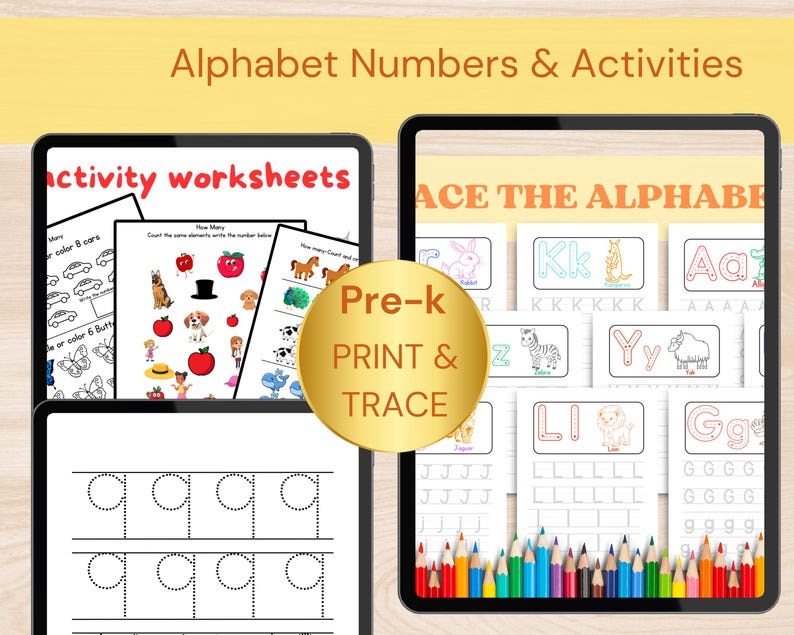 Sight Word Toddlers Kindergarten Worksheets Alphabet Tracing Worksheets ...