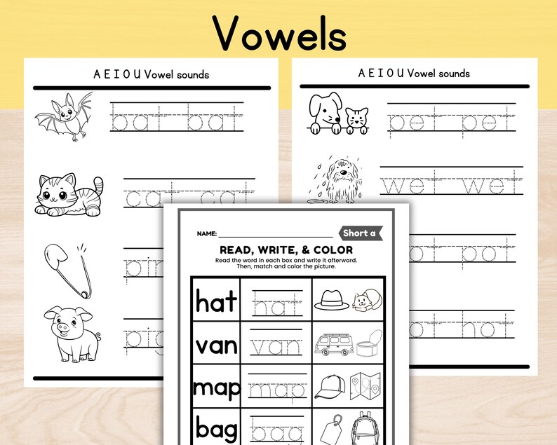 Sight Words Pre-k Kindergarten Spelling Worksheets Alphabet Tracing ...