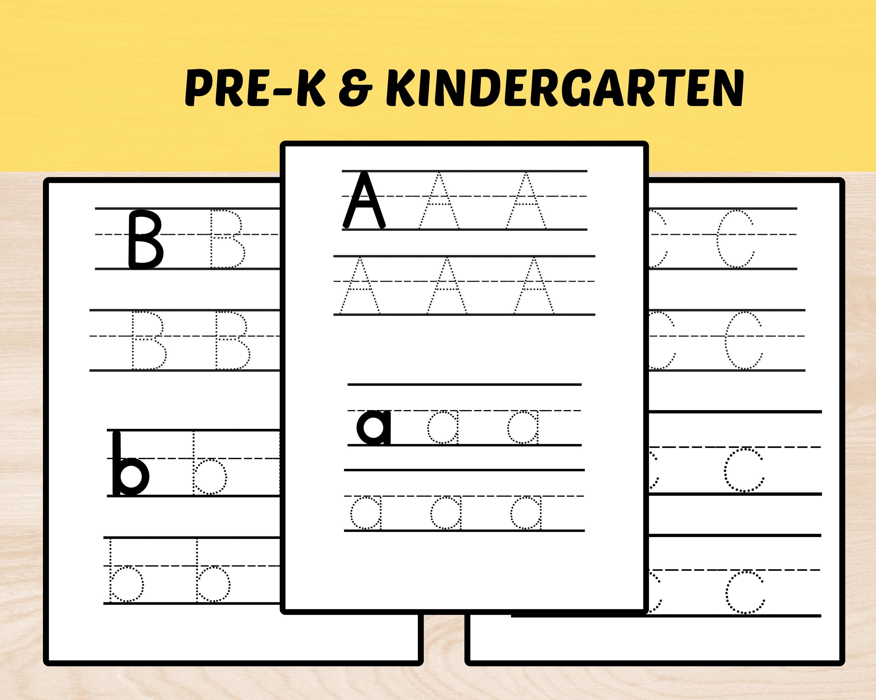 Alphabet Tracing Worksheet: Sight Word Handwriting Practice (PDF) - Etsy