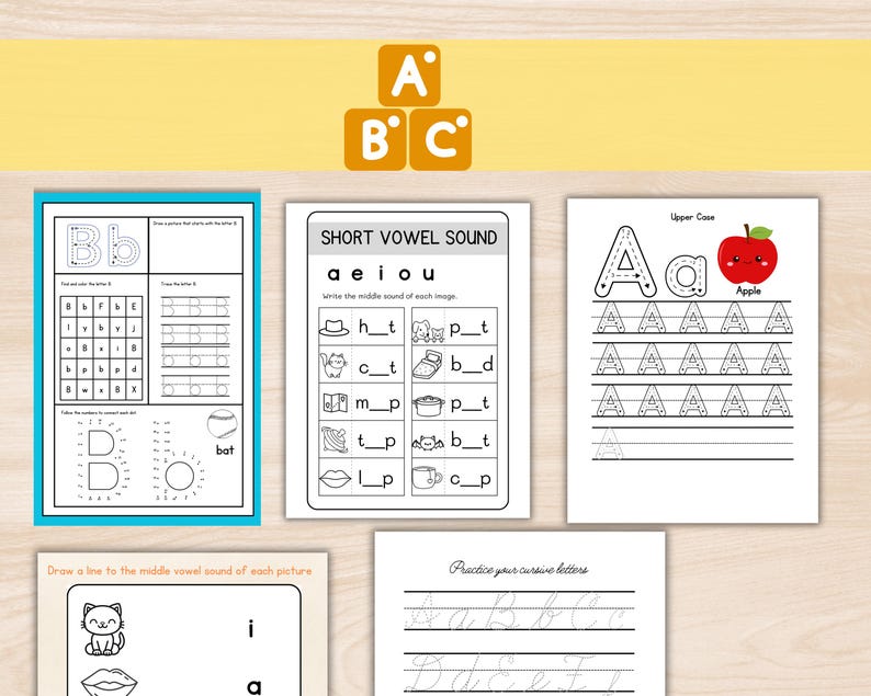 Alphabet Tracing Worksheet for Kids |pre-k | First Grade|handwriting ...