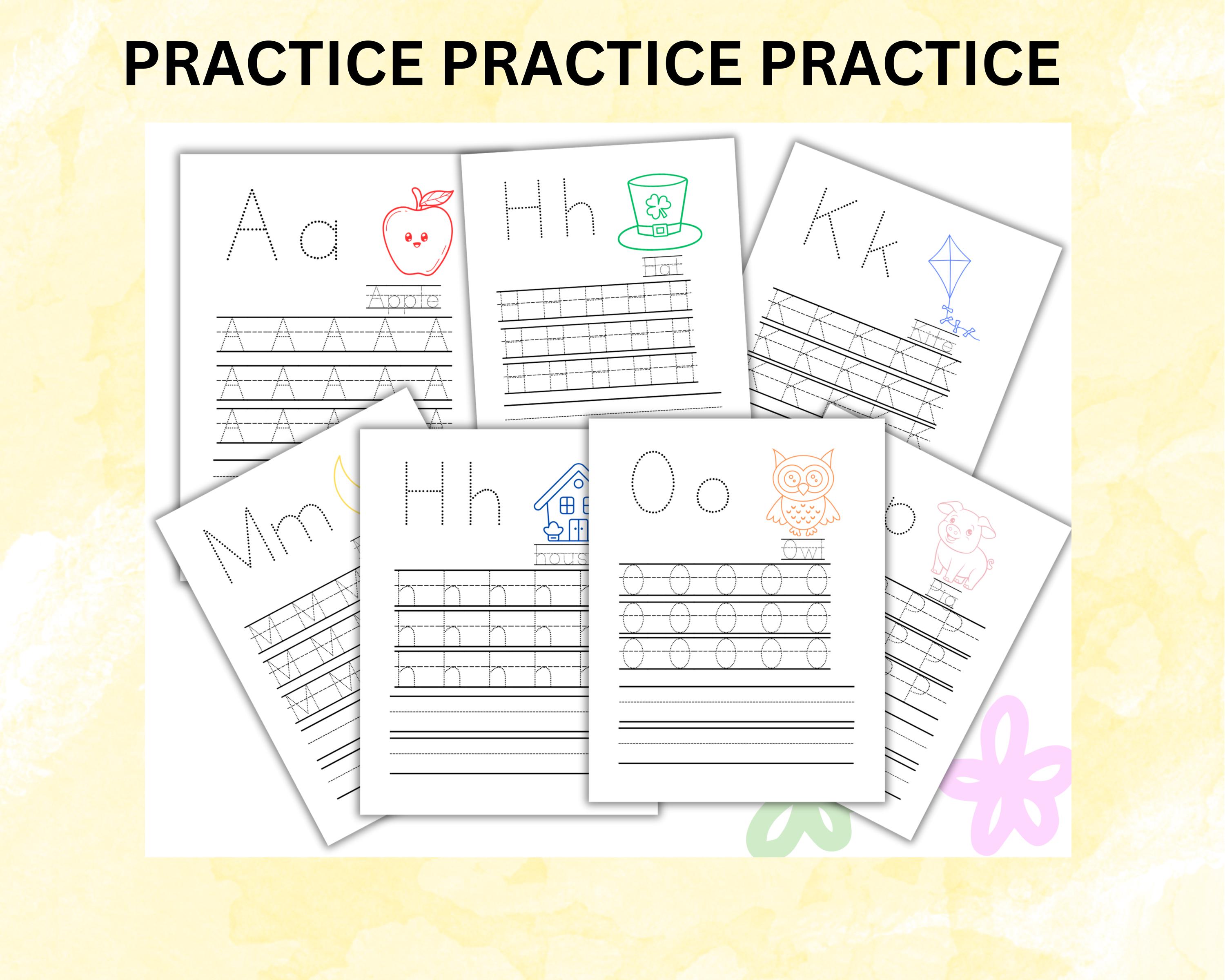 100 Alphabets and Number Tracing for Preschool Ready, X Large Numbers ...