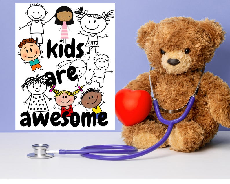 Printable Wall Art for Pediatric Office, Playroom, Classroom Poster ...