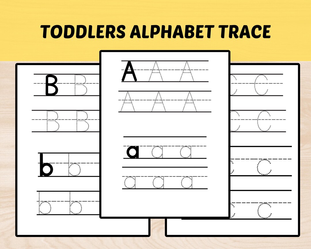 Alphabet Tracing Worksheet for Pre-k and Kindergarten Kids Tracing ...
