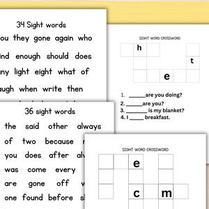 2nd Grade Sight Word Worksheet and Handwriting and Tracing Sight Words ...
