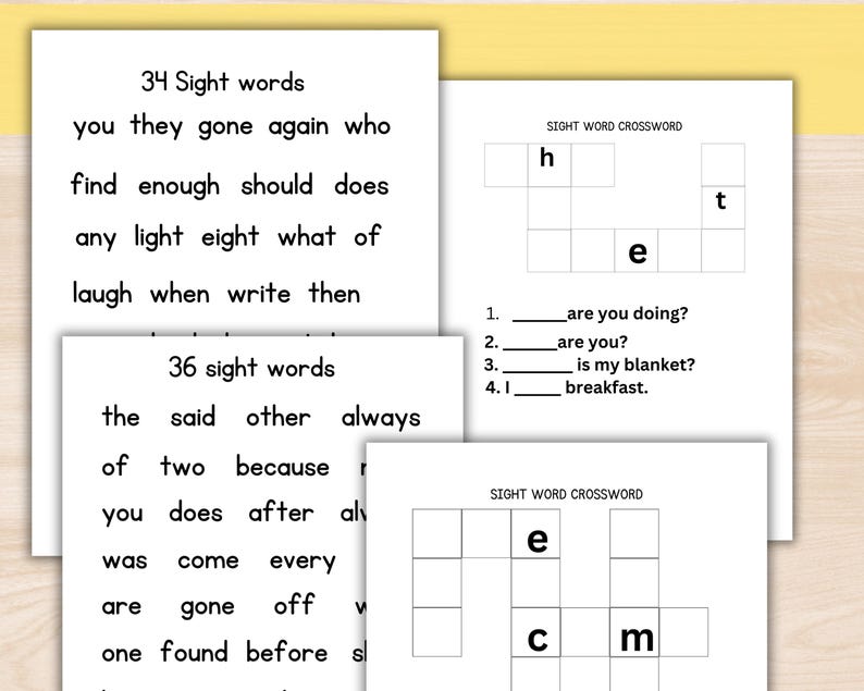 2nd Grade Sight Word Worksheet and Handwriting and Tracing Sight Words ...