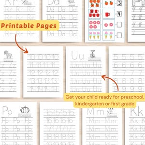 Alphabets Tracing Worksheets Activity for First Grade Tracing and ...