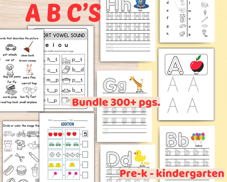 Alphabet Tracing Worksheet for Kids |pre-k | First Grade|handwriting ...