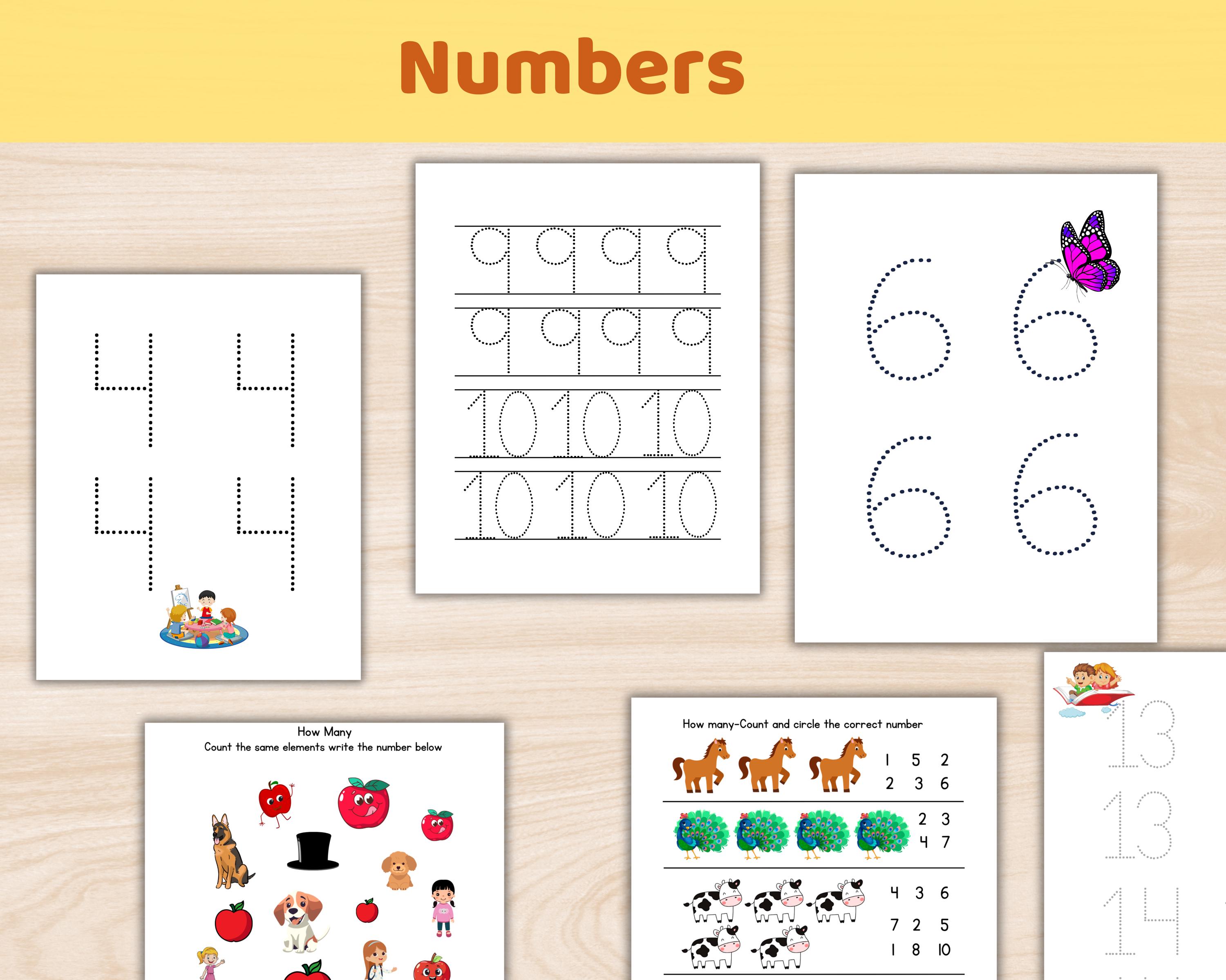Sight Word Toddlers Kindergarten Worksheets Alphabet Tracing Worksheets ...