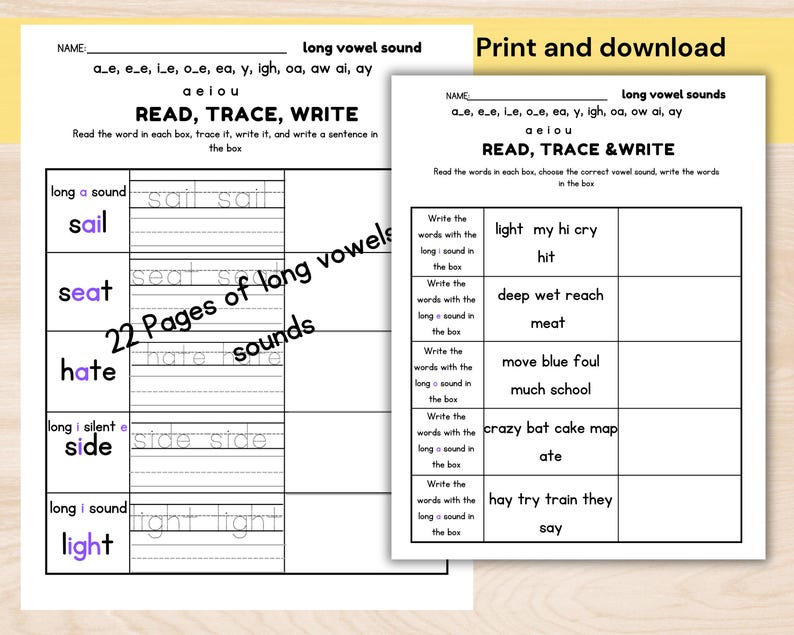 2nd Grade Sight Word Worksheet: Handwriting & Spelling (PDF) - Etsy