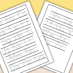 Sight Word Alphabet and Numbers Vowels With Tracing Worksheet for Pre-k ...