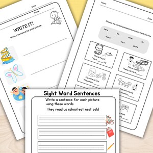 2nd Grade Sight Word Worksheet and Handwriting and Tracing Sight Words ...