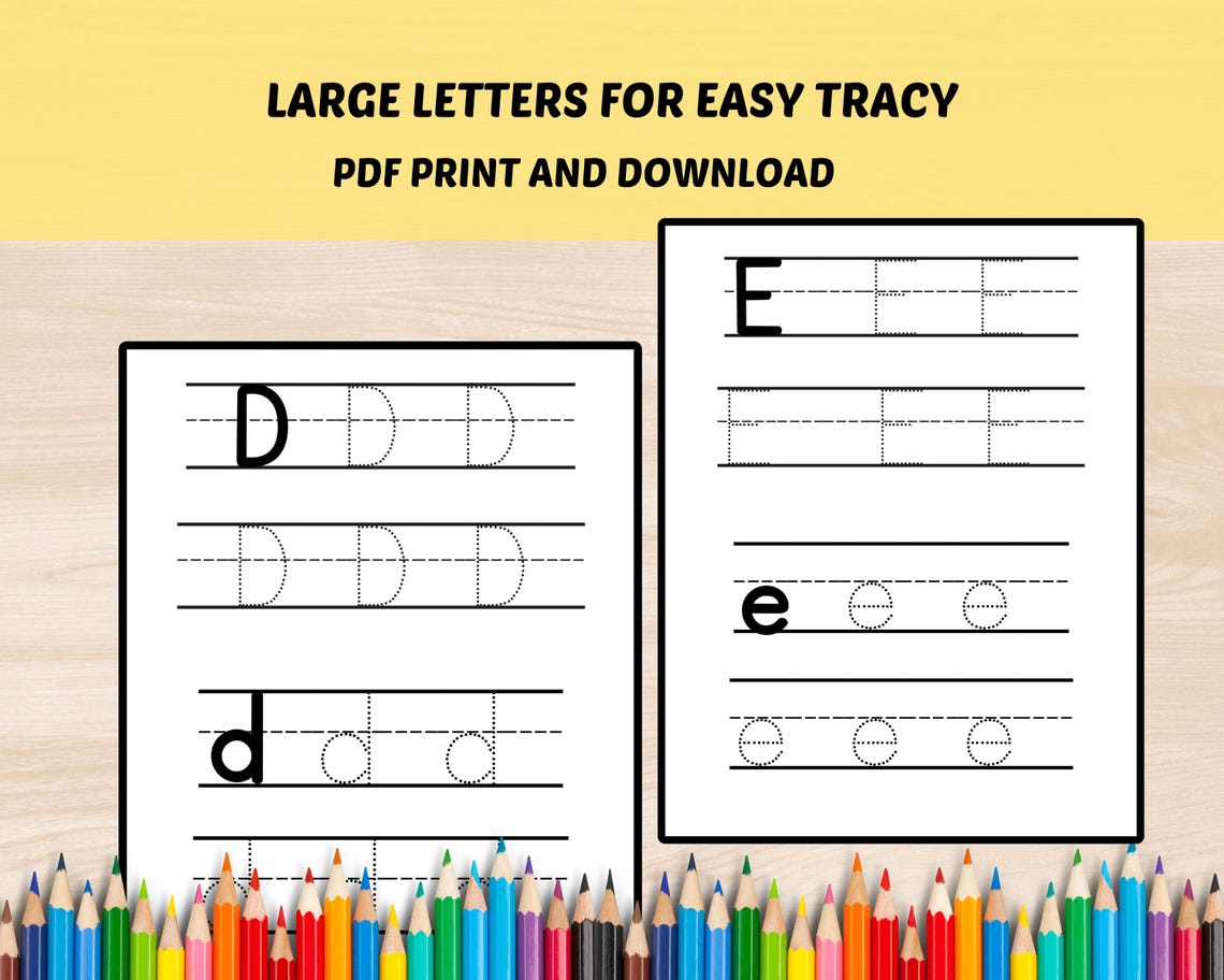 Alphabet Tracing Worksheet: Sight Word Handwriting Practice (PDF) - Etsy