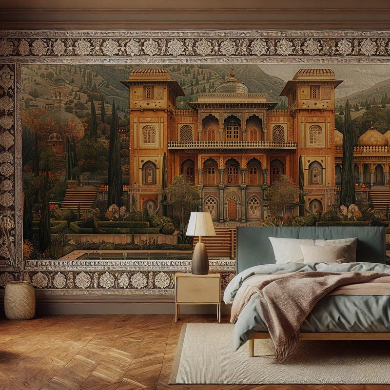 Jaipur Wallpaper - Etsy