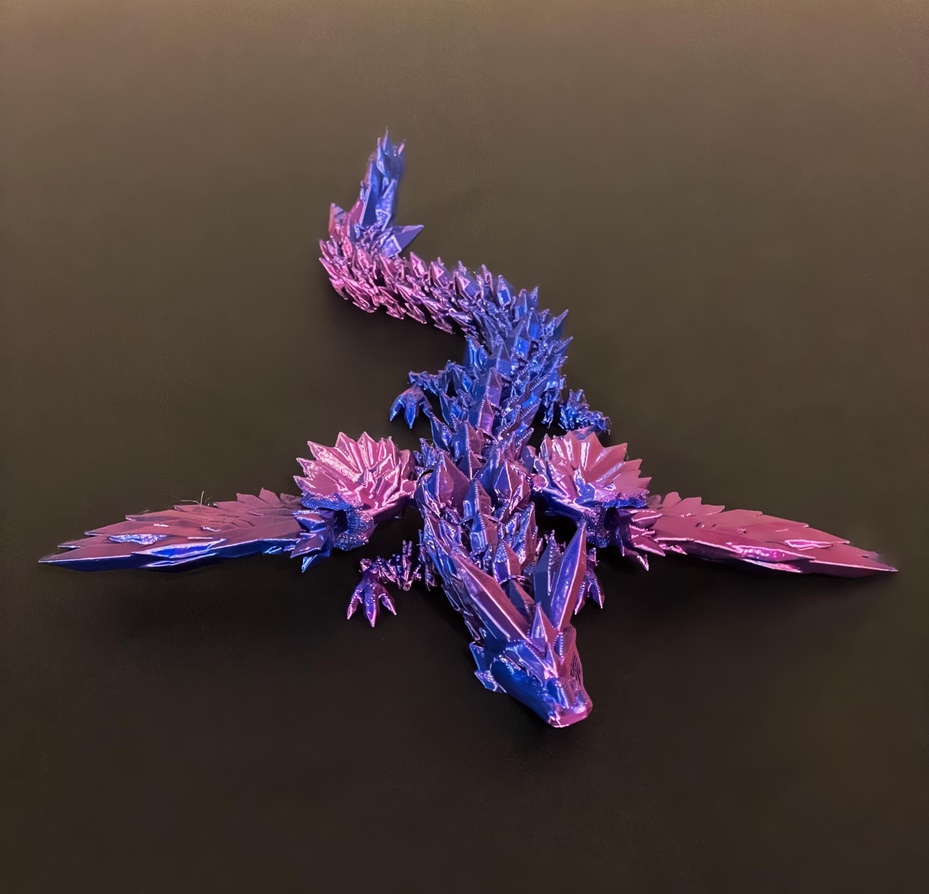 Crystal Wing Dragon | Articulated Dragon Model | 3D Printed | Tiktok ...