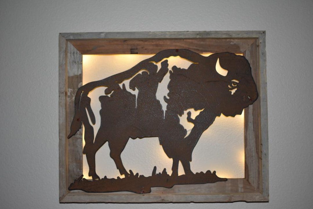 Western Wall Decor Backlit - Etsy