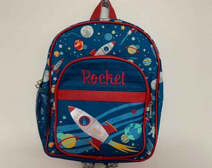 Personalized Stephen Joseph Classic Rocket Backpack | Etsy