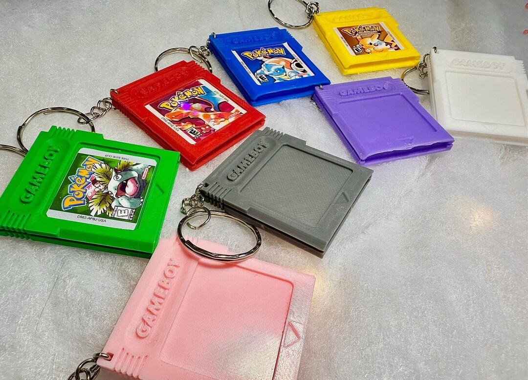 Gameboy Game/cartridge Retro Keychain/keychain Various Colors - Etsy