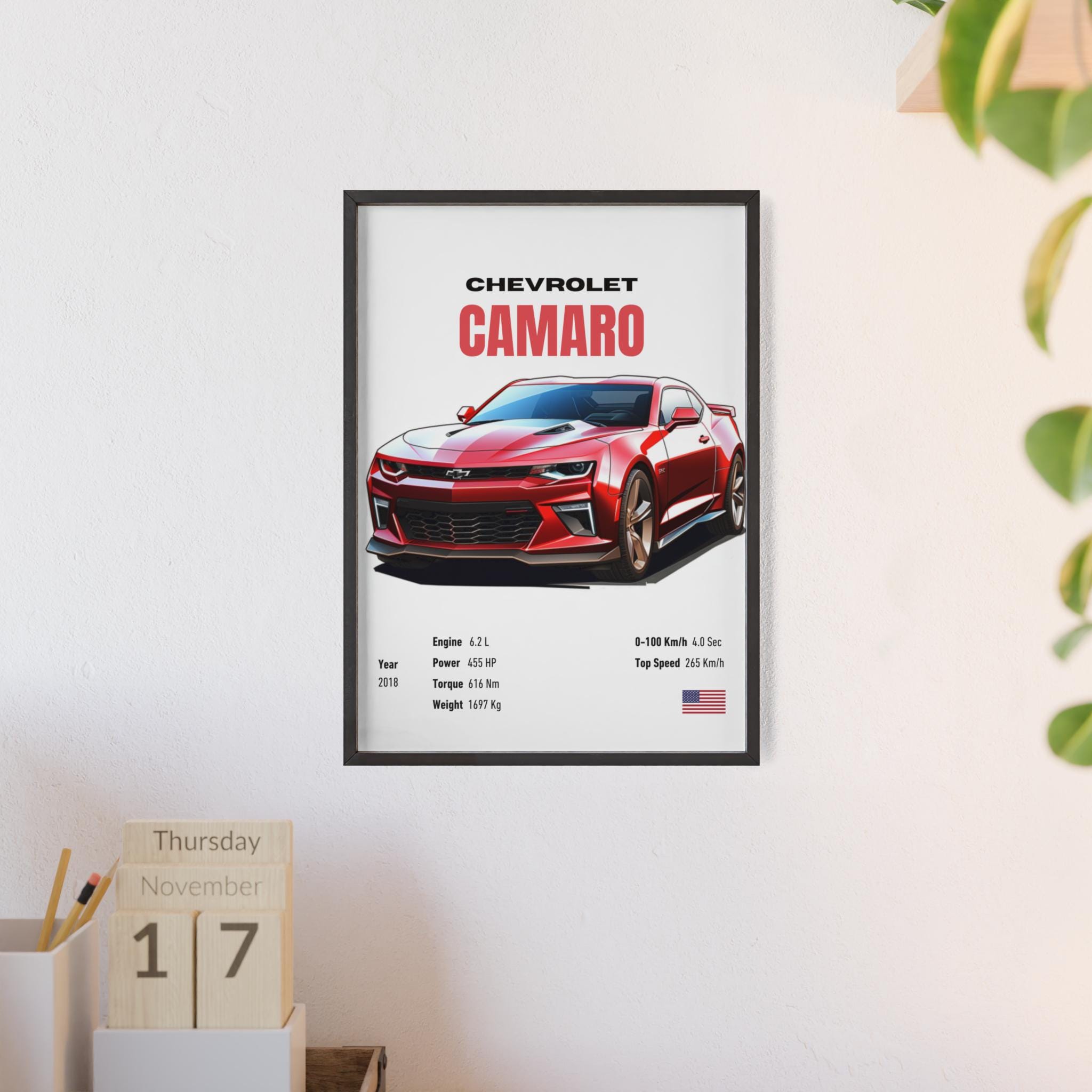 Chevrolet Camaro | Digital Poster | Digitally Hand Drawn Automotive ...