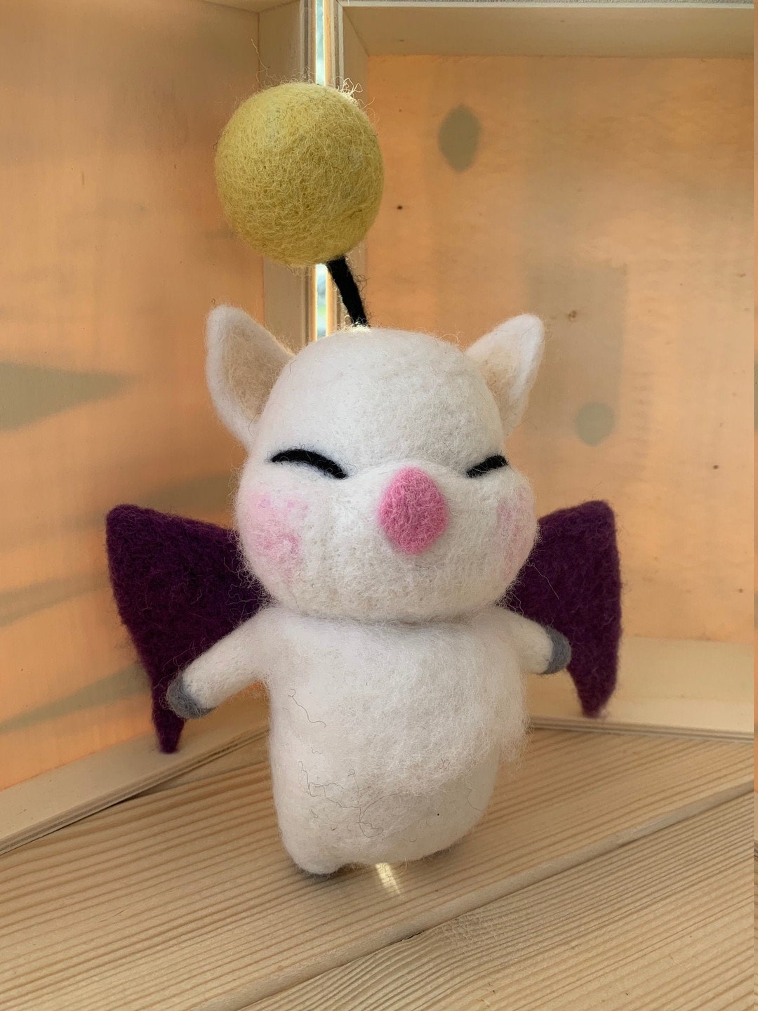 Moogle Needle Felted Figure - Etsy