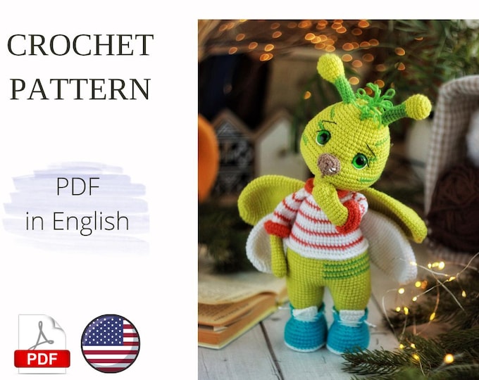 Grasshopper Amigurumi Crochet Pattern - Etsy Canada