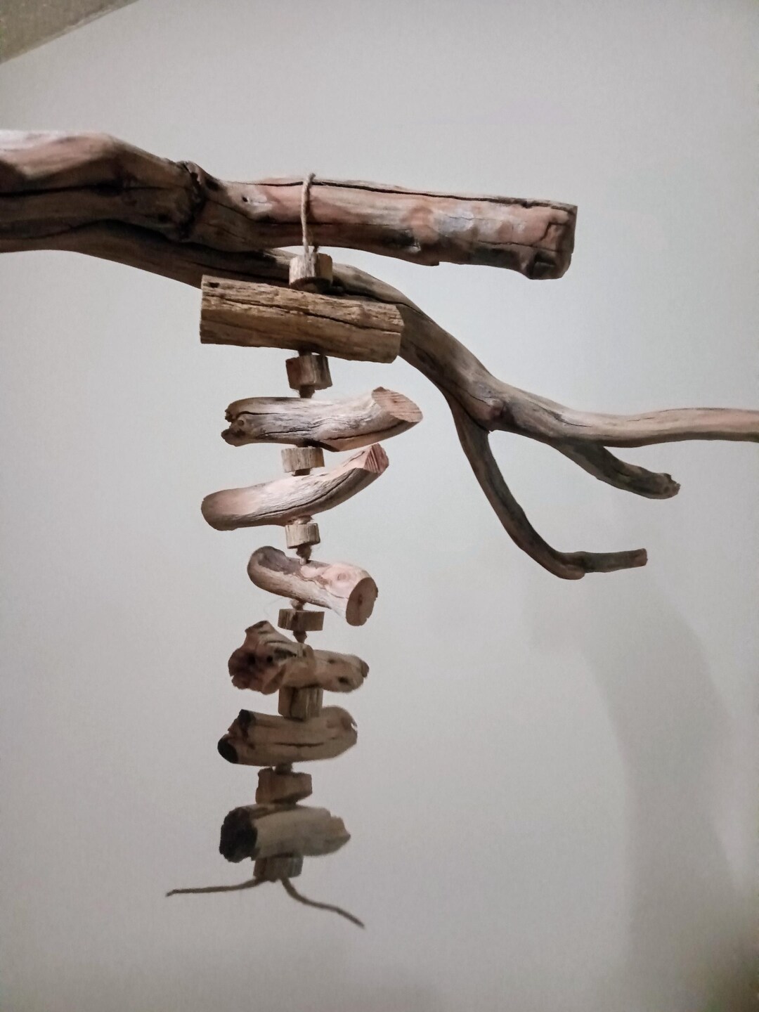 Custom Sandblasted Manzanita Bird Perch | Durable Natural Wood Perches ...