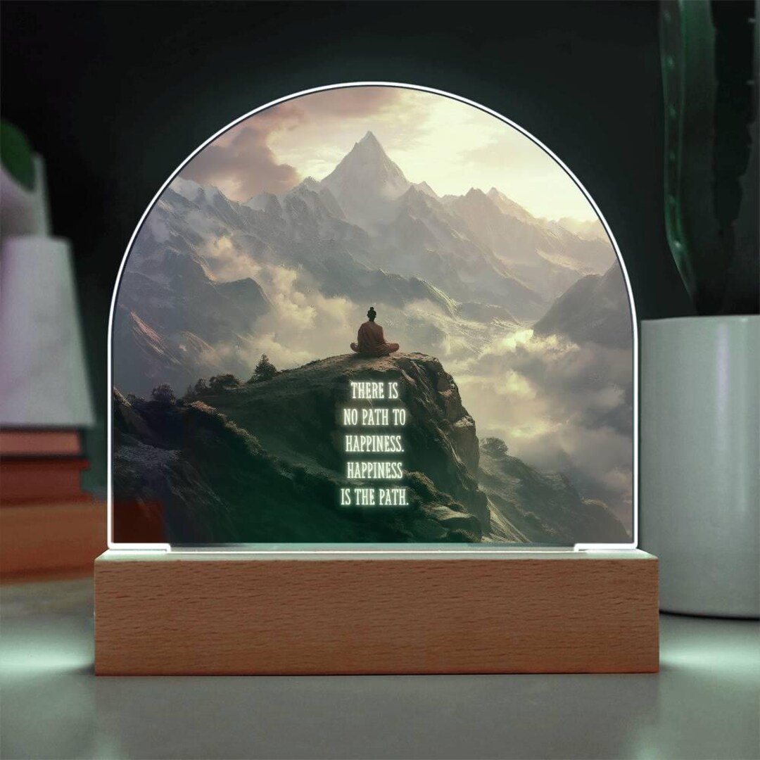 Buddha Meditation Lamp, Sitting Buddha Night Light, Spiritual Decor for ...