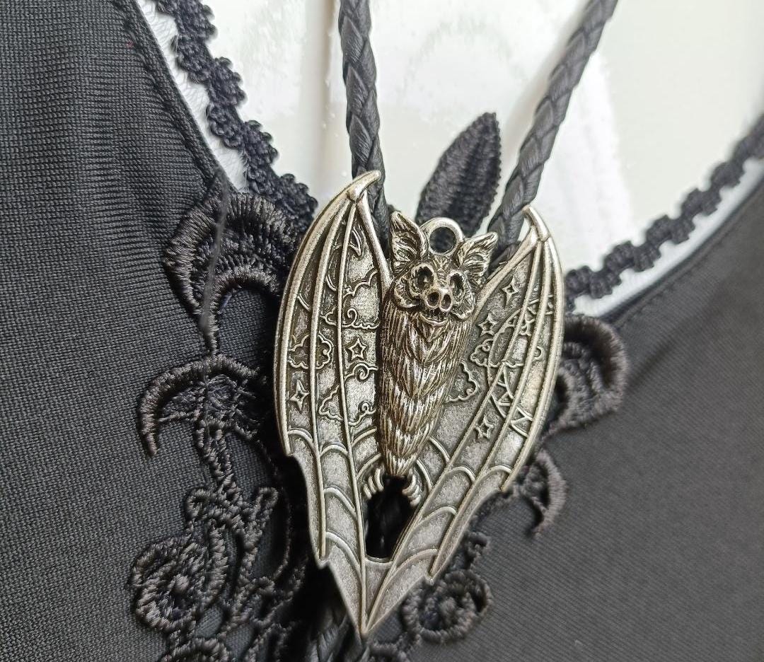 Vampire Bat Bolo Tie - Etsy