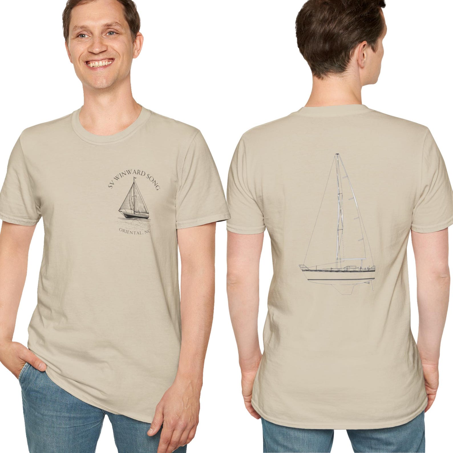 Custom Boat Shirt, Unisex Sailboat Tshirt, Gift for Boat Owner, Boat ...