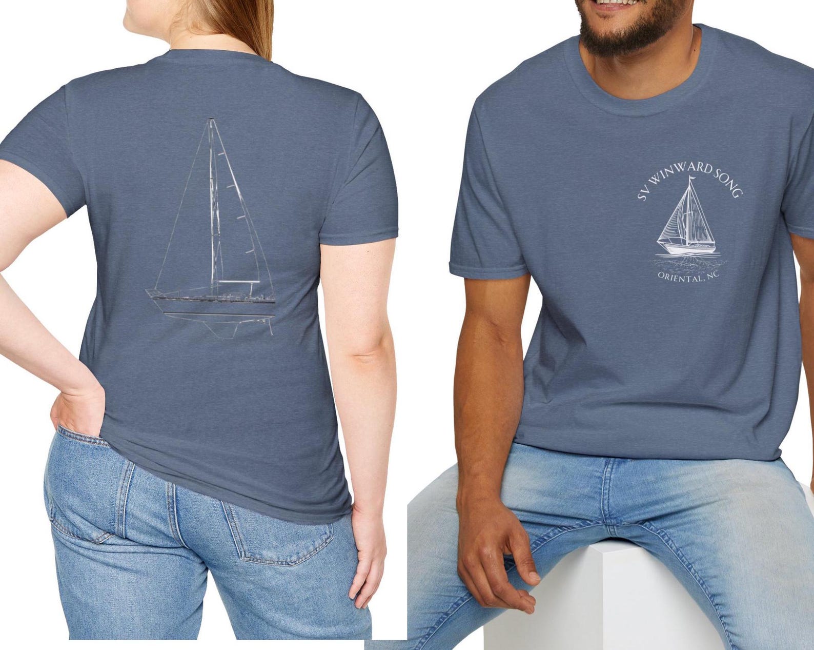 Custom Boat Shirt, Unisex Sailboat Tshirt, Gift for Boat Owner, Boat ...