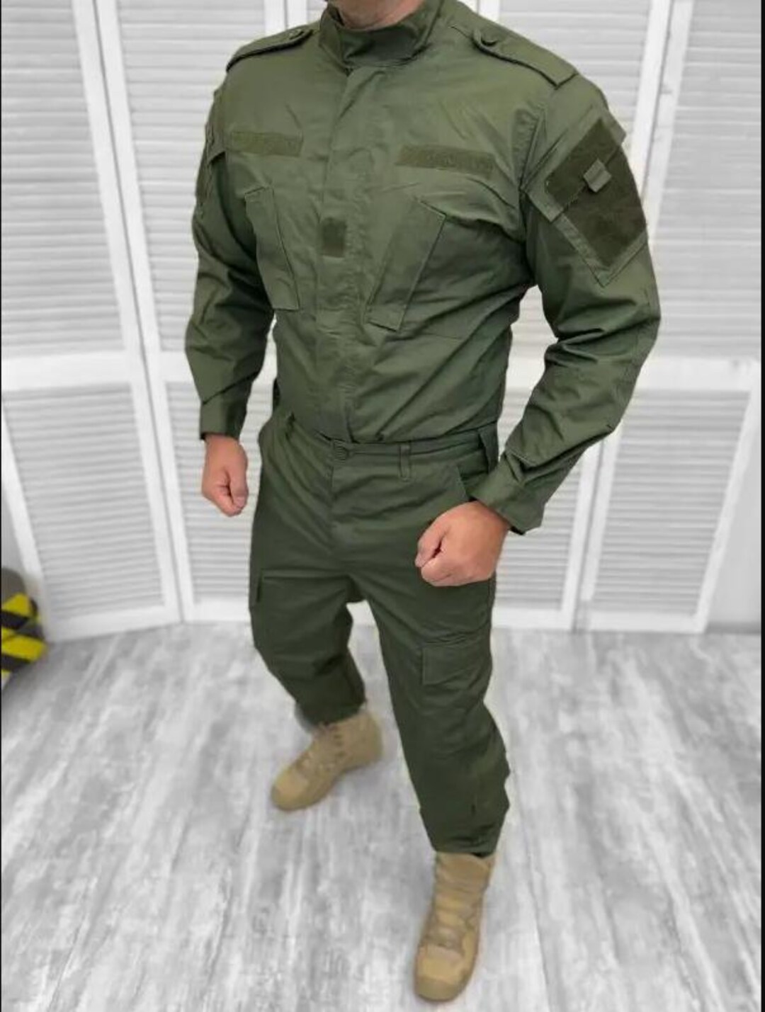 Ripstop Tactical Suit Olive, Military Uniform Spring Summer Fall Armed ...