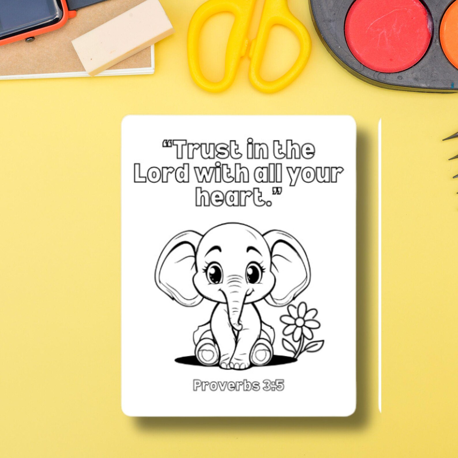 20 Bible Verse Coloring Page Bundle, Printable Church Activity Sheets ...