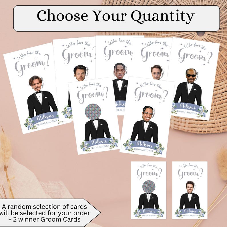Personalized Who Has the Groom Scratch off Cards, Scratch off Card Game ...