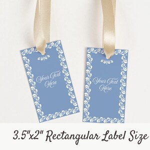 Mexican Talavera Label Template, Printable Party Favor, Circle Tags ...