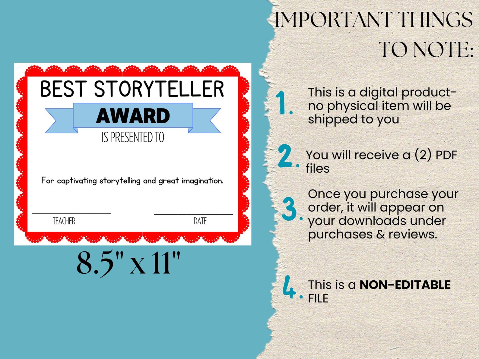 30 Student Classroom Award Download, End of Year School Awards, Student ...