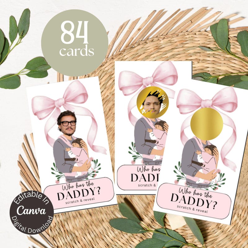 Pink Baby Face Game - Etsy