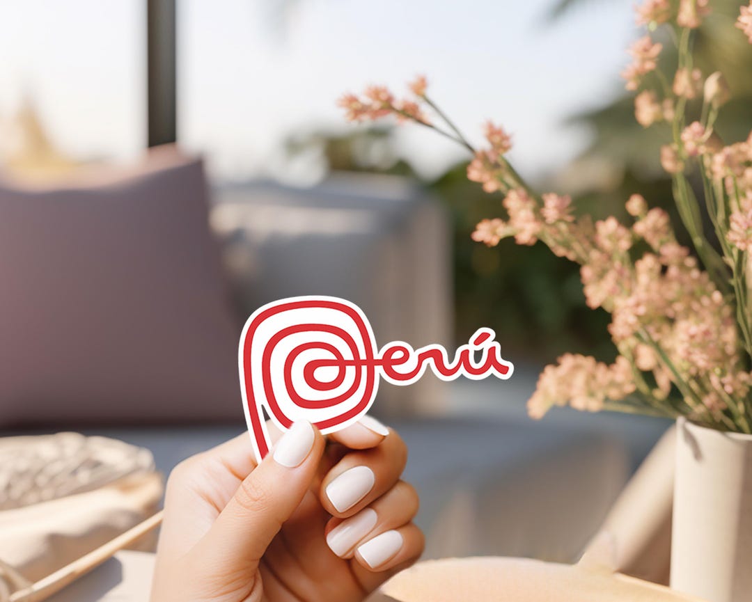 Marca Perú Sticker | Peru Logo Decal | Peruvian Pride Vinyl Sticker ...