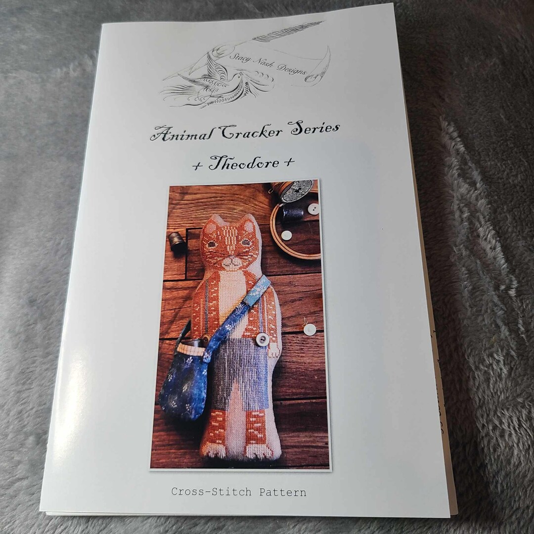 Animal Crackers Theodore Cross Stitch Chart From Stacy Nash Designs - Etsy