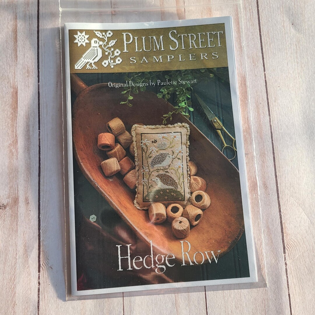 Hedge Row Cross Stitch Pattern Chart From Plum Street Samplers - Etsy