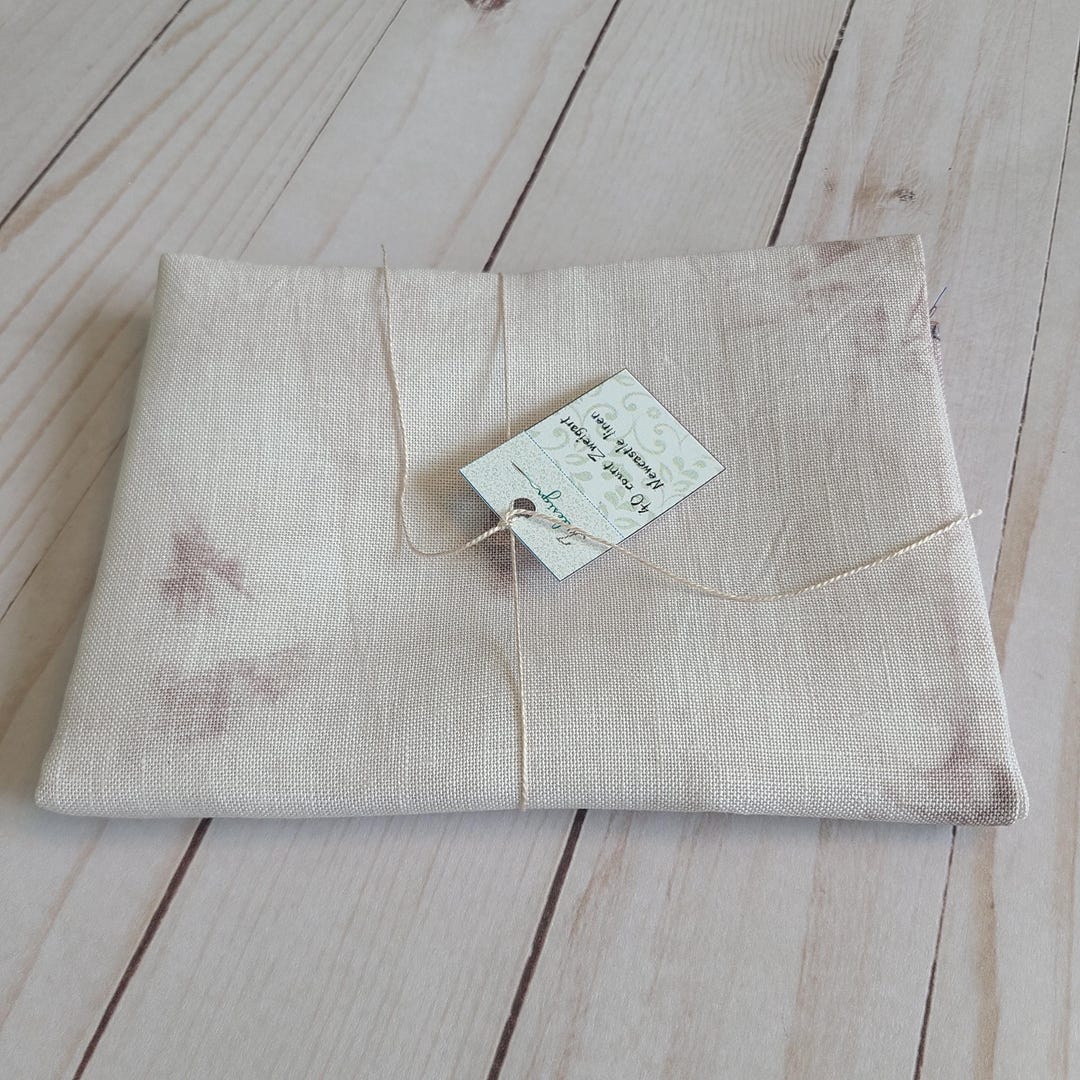 Hand Dyed Linen by XJUDESIGN 36 Count Old Mushroom - Etsy