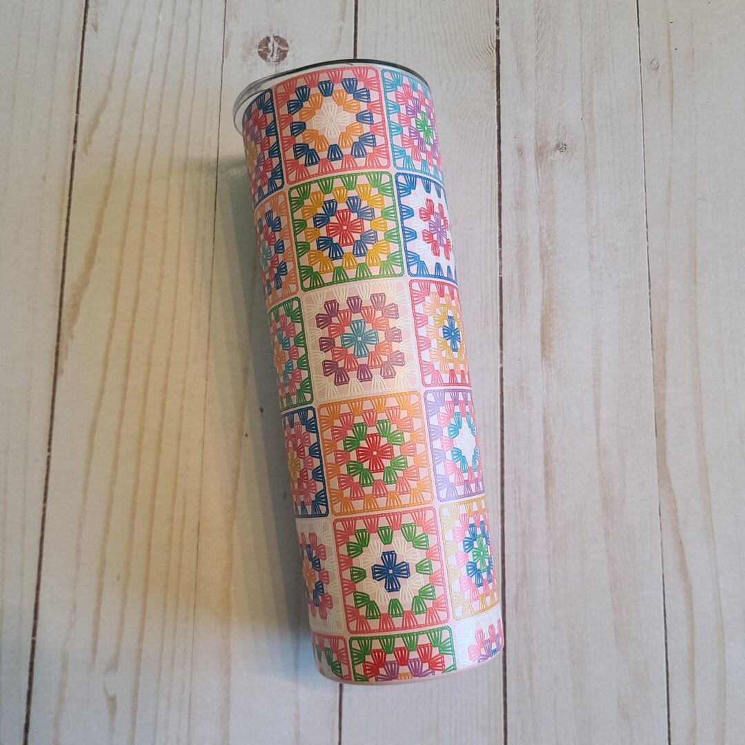 20oz Tall Crochet Insulated Cup Lori Holt of Bee in My Bonnet - Etsy